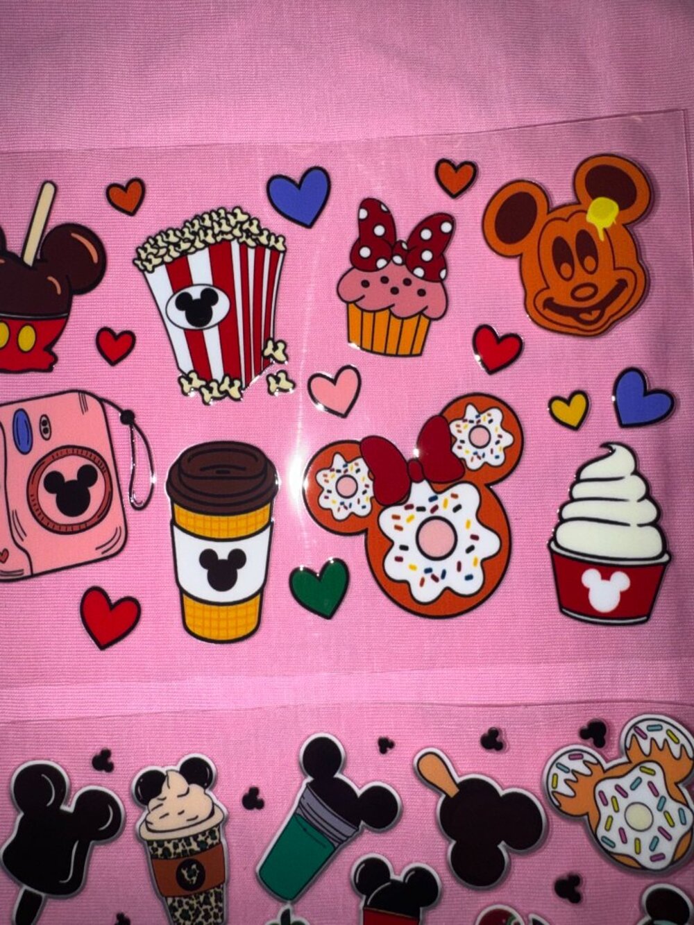 Other | 2 Disney Cup Wraps Eats Treats And Mickey Snacks Uv Dtf Ice ...